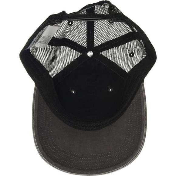 Accessories | Mens Canvas Meshback Cap Black | Poshmark